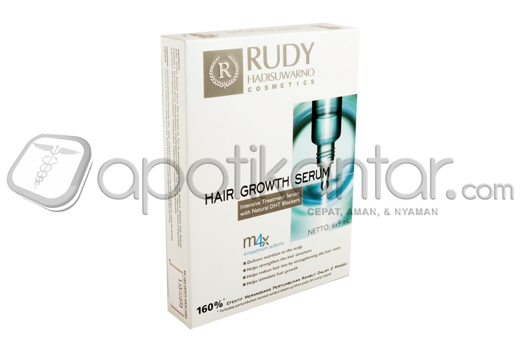 Rudy Hadisuwarno Hair Growth Serum 9 ml 6 Botol - Kegunaan, Efek ...
