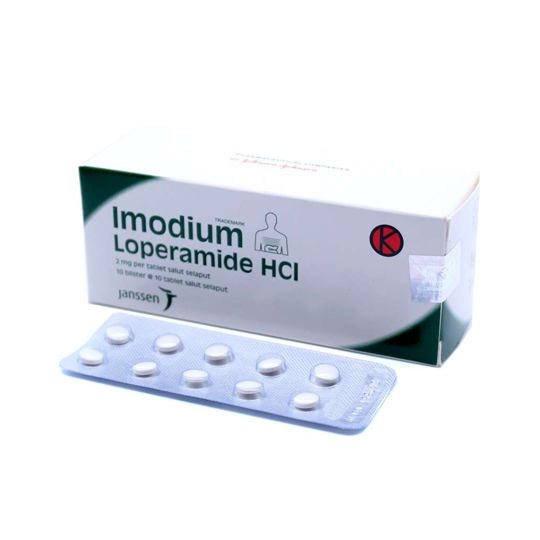 Imodium 2 mg 2 Strip (10 Tablet/Strip) - Hemat Borongan - Kegunaan ...