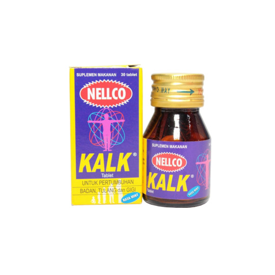 Kalk Nellco 30 Tablet - Kegunaan, Efek Samping, Dosis dan Aturan Pakai ...