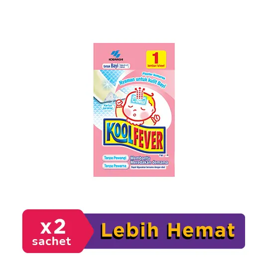 Koolfever For Baby 2 Sachet - Hemat Borongan - Dosis dan Aturan Pakai - Halodoc