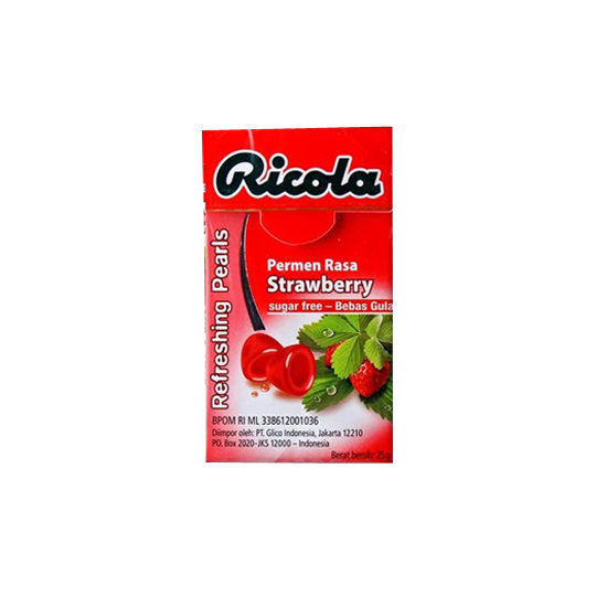 Ricola Strawberry Permen 25 g - Kegunaan, Efek Samping, Dosis dan ...