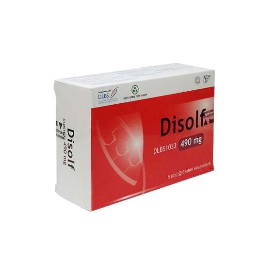 Disolf 490 mg 6 Tablet - Kegunaan, Efek Samping, Dosis dan Aturan Pakai ...