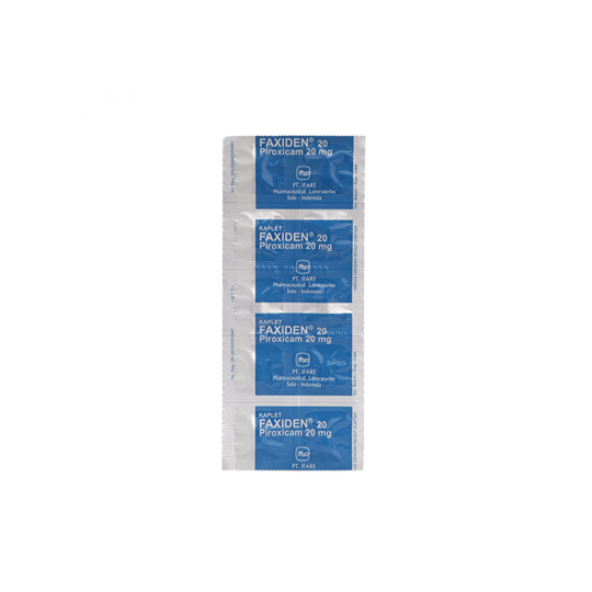Faxiden 20 mg 10 Kaplet - Kegunaan, Efek Samping, Dosis dan Aturan ...