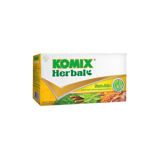 Komix Herbal Rasa Jahe 15 ml 6 Sachet - Kegunaan, Efek Samping, Dosis ...