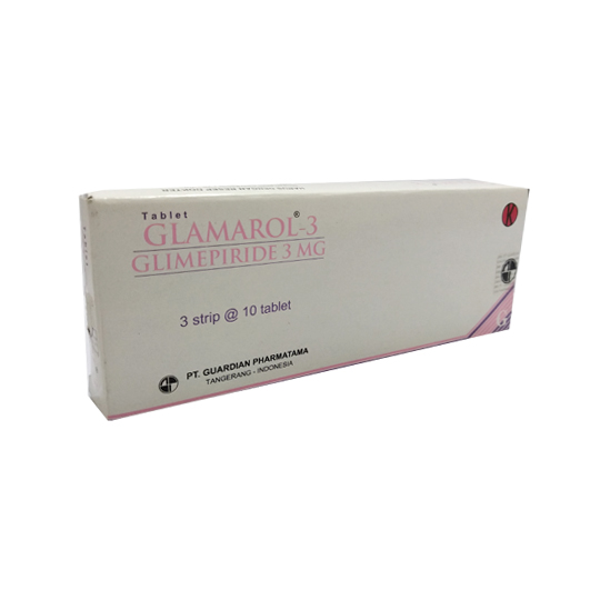 Glamarol 3 mg 10 Tablet - Kegunaan, Efek Samping, Dosis dan Aturan ...