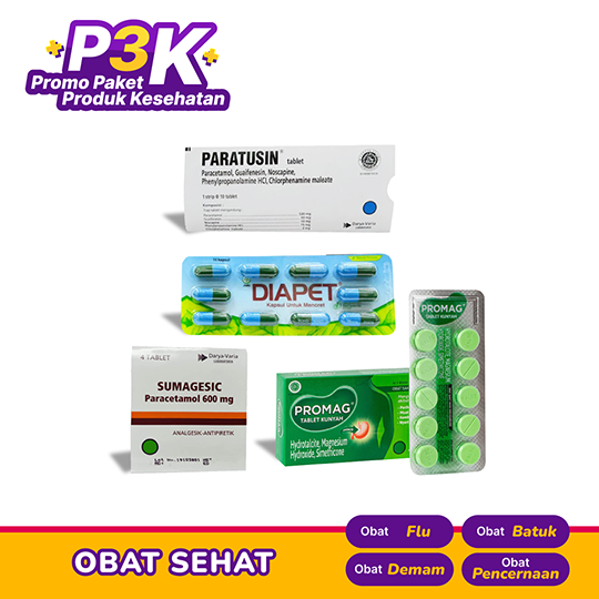 Paket P3K - Obat Sehat - Kegunaan, Efek Samping, Dosis dan Aturan Pakai - Halodoc