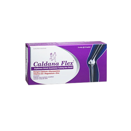 Caldana Flex Kaplet 30 Tablet - Kegunaan, Efek Samping, Dosis dan ...