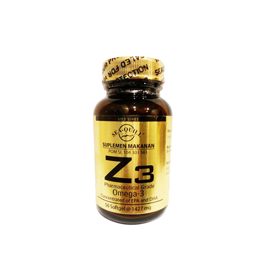 Sea-Quill Z3 Omega-3 50 Kapsul - Kegunaan, Efek Samping, Dosis dan ...