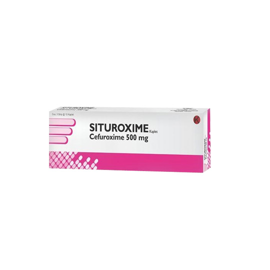 Situroxime Fc Kaplet 500 mg - Kegunaan, Efek Samping, Dosis dan Aturan ...
