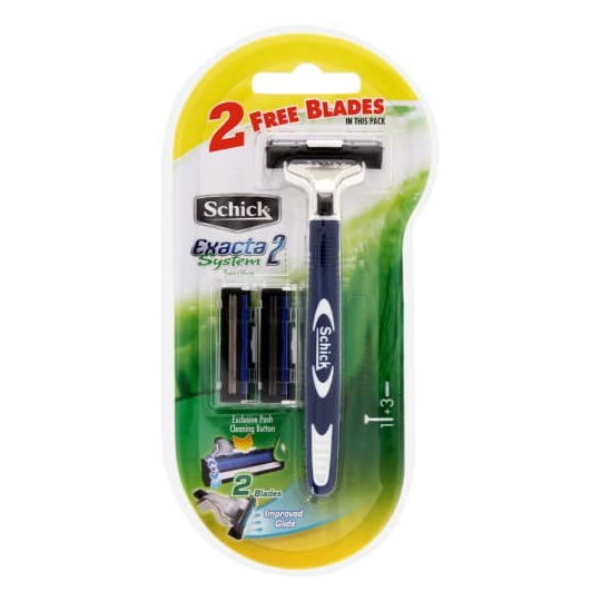 Schick Exacta 2 Sensitive System Kit + 2 Blades - Kegunaan, Efek ...