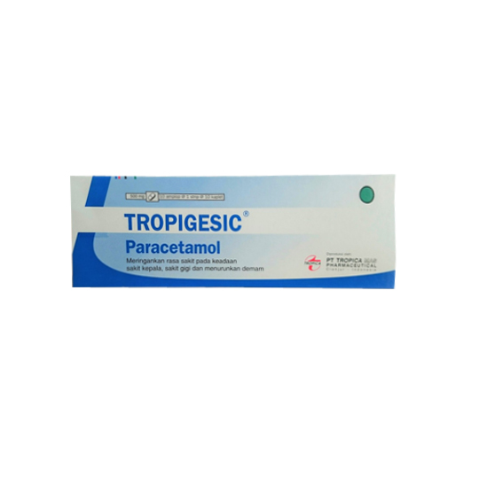 Tropigesic 500 mg 10 Kaplet - Kegunaan, Efek Samping, Dosis dan Aturan ...