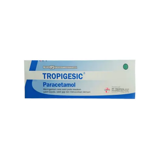 TROPIGESIC 500 MG 10 KAPLET - Kegunaan, Efek Samping, Dosis dan Aturan ...