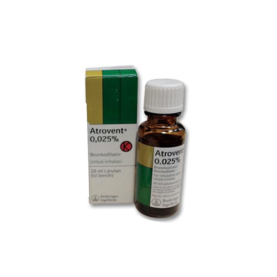 Atrovent 0.025% Inhalasi 20 ml - Kegunaan, Efek Samping, Dosis dan ...