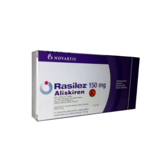 Rasilez 150 mg 7 Tablet - Kegunaan, Efek Samping, Dosis dan Aturan ...