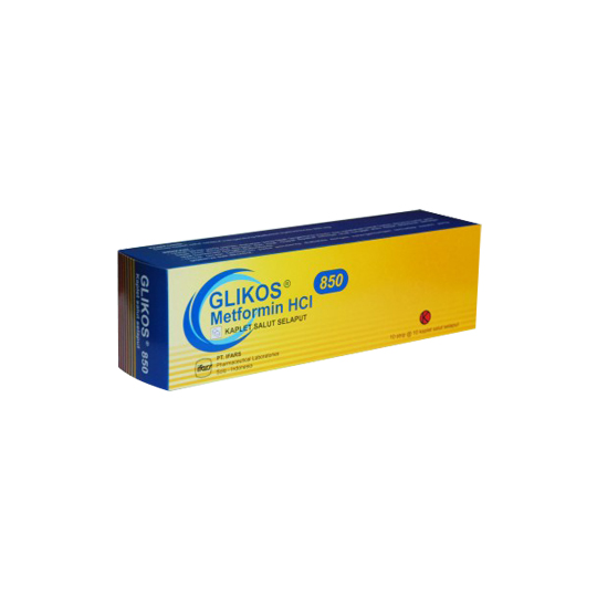 GLIKOS 850 MG 10 KAPLET - Kegunaan, Efek Samping, Dosis dan Aturan ...