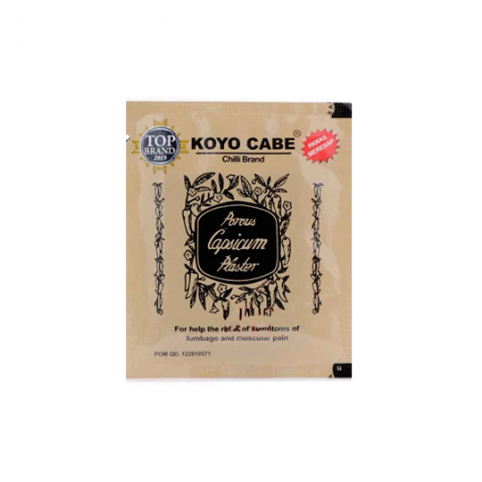 Koyo Cabe Sachet (10 Lembar) - Kegunaan, Efek Samping, Dosis dan Aturan ...