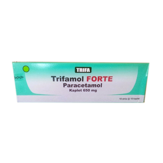 Trifamol Forte 650 mg 10 Kaplet - Kegunaan, Efek Samping, Dosis dan ...