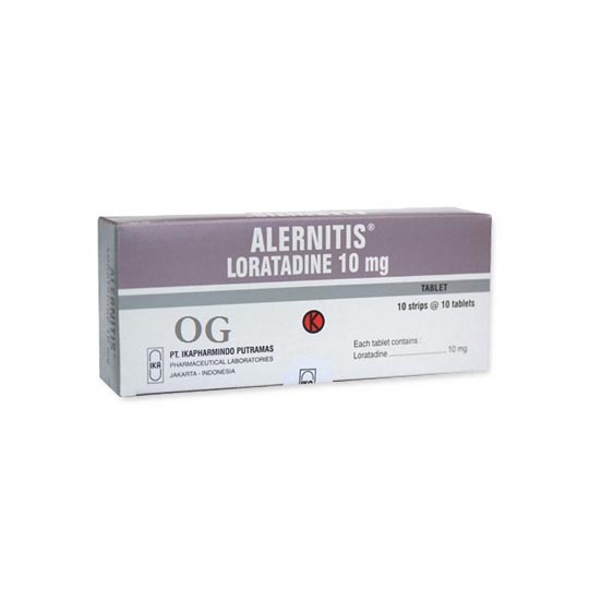 Alernitis 10 mg 10 Tablet - Kegunaan, Efek Samping, Dosis dan Aturan ...