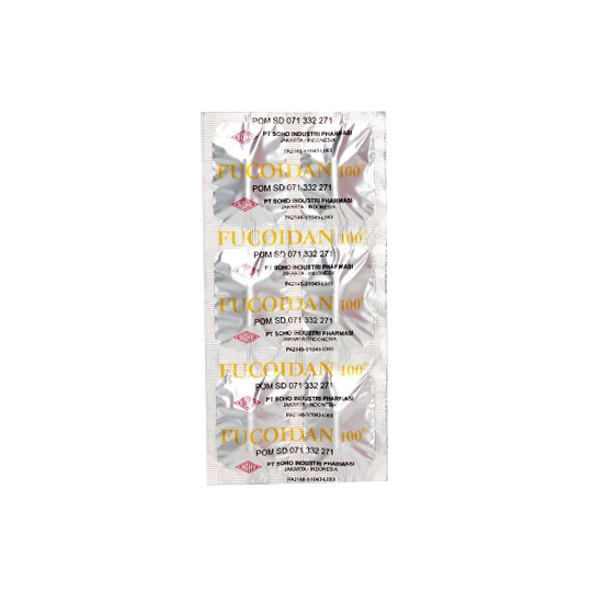Fucoidan 100 mg 6 Tablet - Kegunaan, Efek Samping, Dosis dan Aturan ...