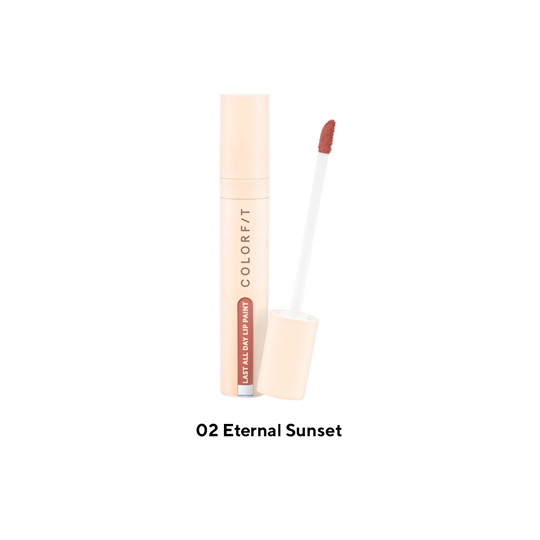 Wardah Colorfit Last All Day Lip Paint 02 Eternal Sunset - Kegunaan ...