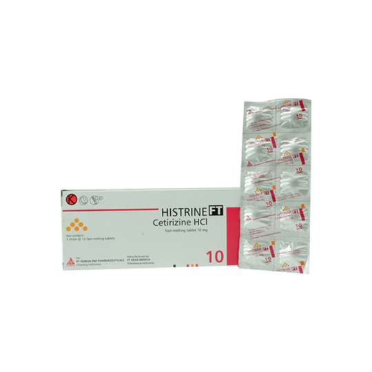 Histrine FT 10 mg 10 Tablet - Kegunaan, Efek Samping, Dosis dan Aturan ...