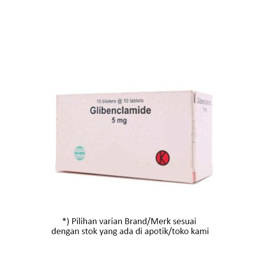 Glibenclamide 5 mg 3 Strip (10 Kaplet/Strip) - Obat Rutin - Kegunaan ...