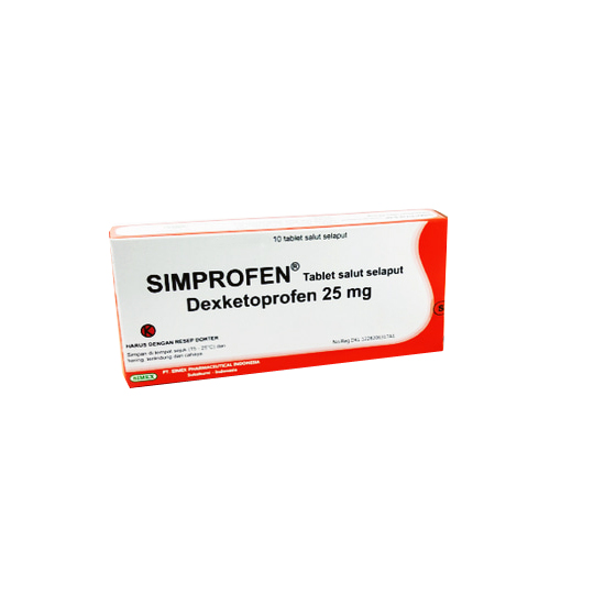 Simprofen 25 mg 10 Tablet - Kegunaan, Efek Samping, Dosis dan Aturan ...