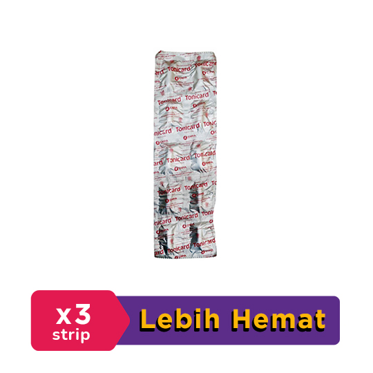 Tonicard 3 Strip (10 Kapsul/Strip) - Hemat Borongan - Kegunaan, Efek ...