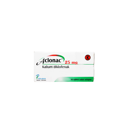 Aclonac 25 mg 10 Tablet - Kegunaan, Efek Samping, Dosis dan Aturan ...