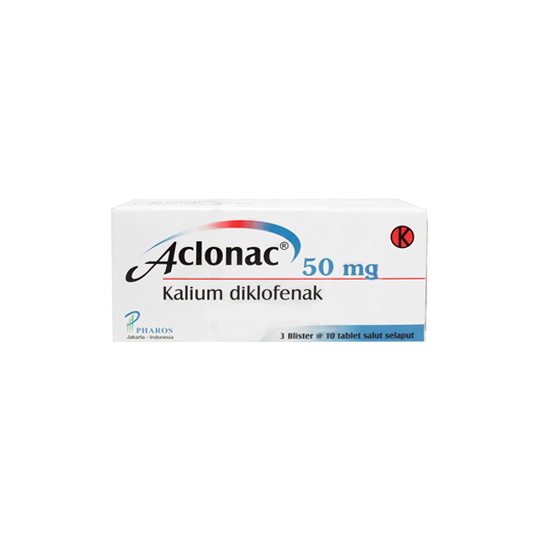 Aclonac 50 mg 10 Tablet - Kegunaan, Efek Samping, Dosis dan Aturan ...