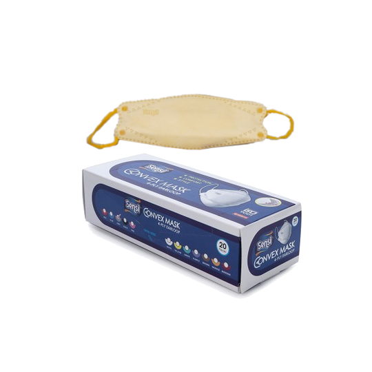 Sensi Convex Mask 4 Ply Earloop Yellow 20 Pieces - Kegunaan, Efek ...