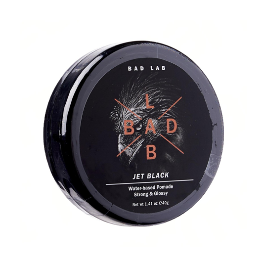 Bad Lab Jet Black Strong & Glossy Water Based Pomade 40 g - Kegunaan ...
