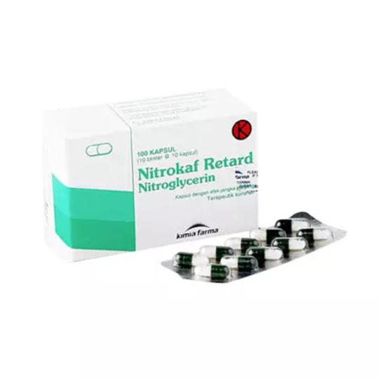 Nitrokaf Retard 2.5 mg 3 Strip (10 Kapsul/Strip) - Obat Rutin ...