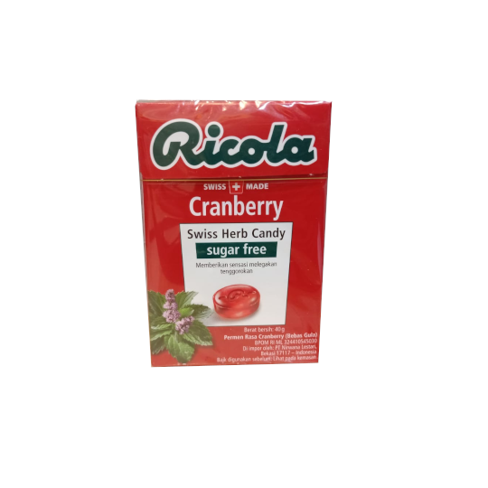 Ricola SF Cranberry Permen 40 g - Kegunaan, Efek Samping, Dosis dan ...