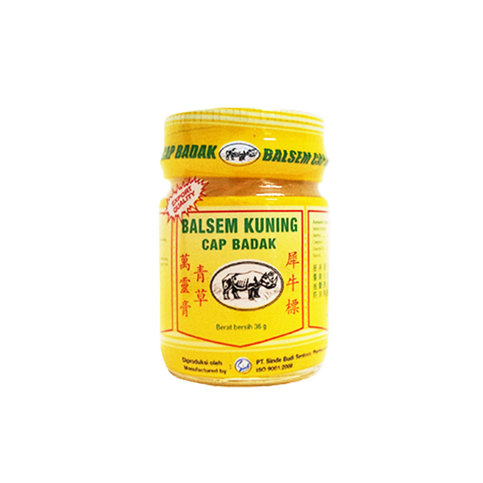 Cap Badak Balsem Kuning 36 g - Kegunaan, Efek Samping, Dosis dan Aturan ...