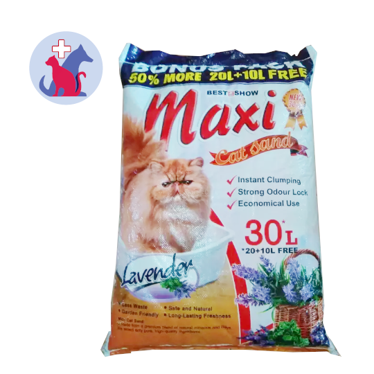 Best In Show Maxi Cat Sand Lavender 30 L - Kegunaan, Efek Samping ...