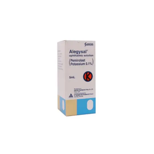 ALEGYSAL 0.1% EYE DROPS 5 ML - Kegunaan, Efek Samping, Dosis dan Aturan ...