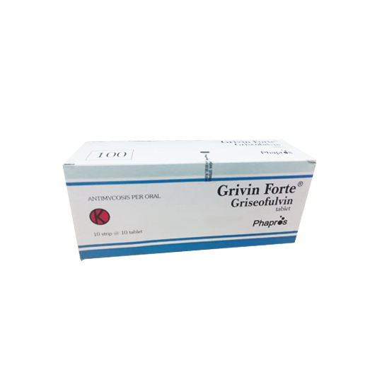 Grivin Forte 500mg 10 Tablet - Kegunaan, Efek Samping, Dosis dan Aturan ...