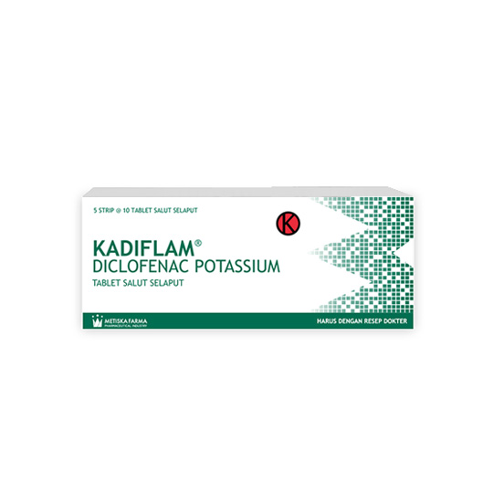 Kadiflam 50 mg 10 Tablet - Kegunaan, Efek Samping, Dosis dan Aturan Pakai - Halodoc