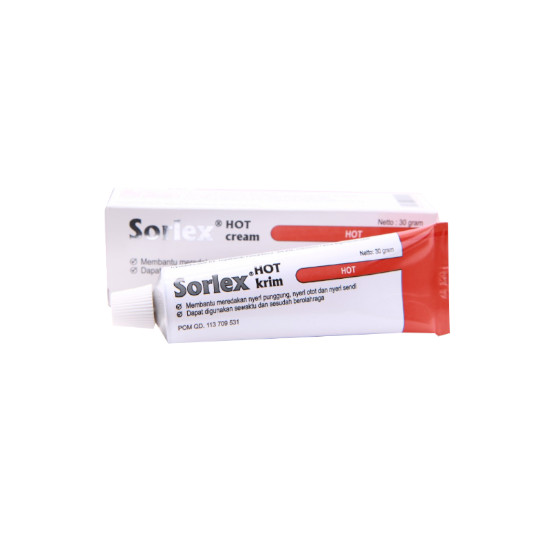 Sorlex Hot Cream 10 g - Kegunaan, Efek Samping, Dosis dan Aturan Pakai ...