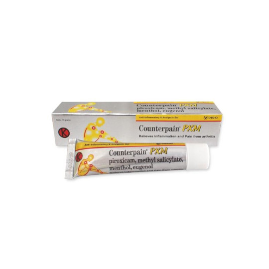 Counterpain Pxm Gel 15 g - Kegunaan, Efek Samping, Dosis dan Aturan ...