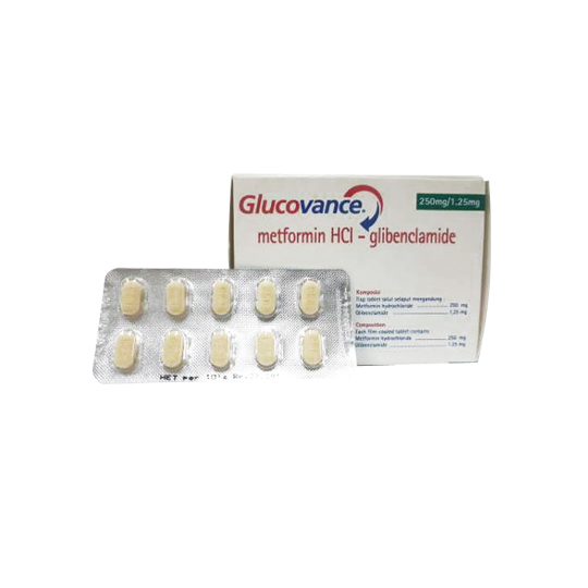 Glucovance 1.25 mg/250 mg 10 Tablet - Kegunaan, Efek Samping, Dosis dan ...