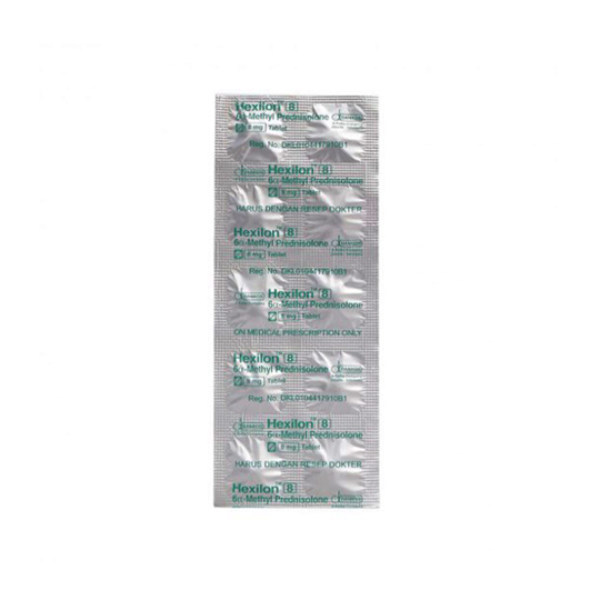 Hexilon 8 mg 10 Tablet - Kegunaan, Efek Samping, Dosis dan Aturan Pakai ...