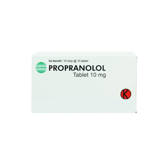 Propranolol 10 mg 10 Tablet - Kegunaan, Efek Samping, Dosis dan Aturan ...