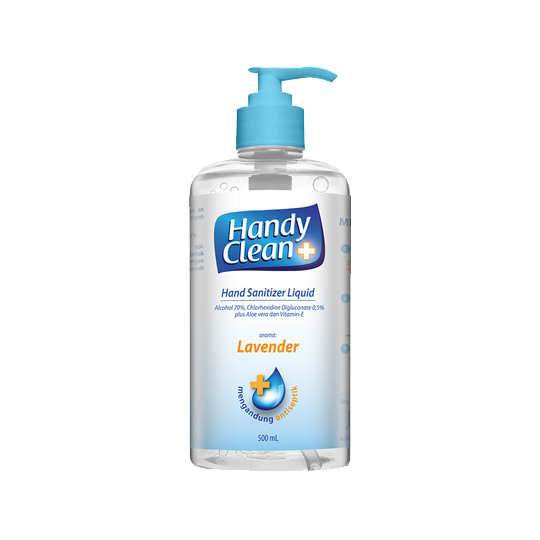 Handy Clean Hand Sanitizer Liquid 500 ml - Kegunaan, Efek Samping ...