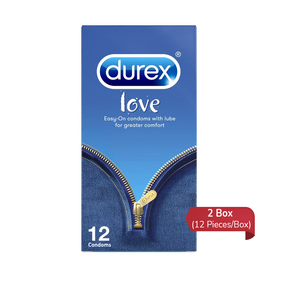 Kondom Durex Love 2 Box (12 Pieces/Box) - Hemat Borongan - Kegunaan, Efek Samping, Dosis dan ...