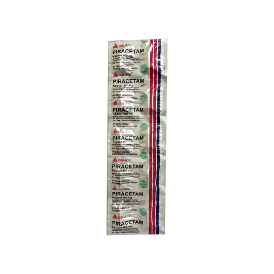 Piracetam 400 mg 10 Kapsul - Kegunaan, Efek Samping, Dosis dan Aturan ...