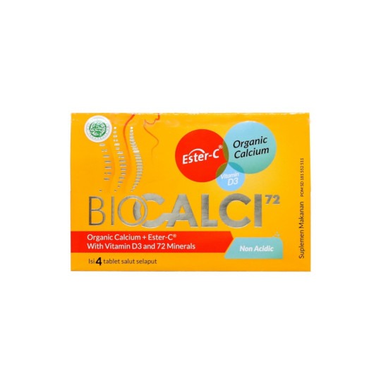 Biocalci-72 4 Tablet - Kegunaan, Efek Samping, Dosis dan Aturan Pakai ...