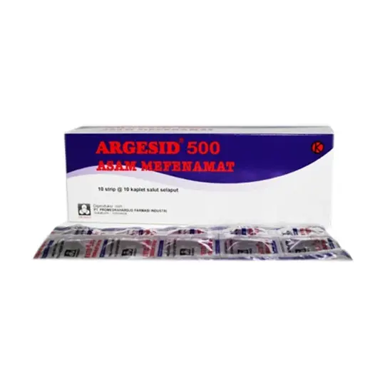 ARGESID 500 MG 10 KAPLET - Kegunaan, Efek Samping, Dosis dan Aturan ...