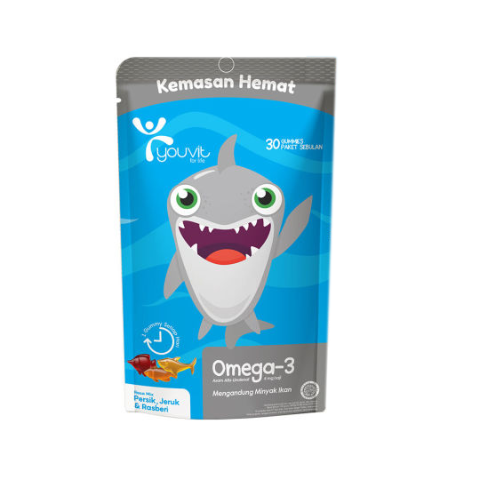 Youvit Omega-3 Anak 30 Gummies - Kegunaan, Efek Samping, Dosis dan ...